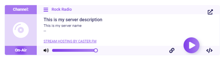 Widgets / Players - Caster.fm Help Center
